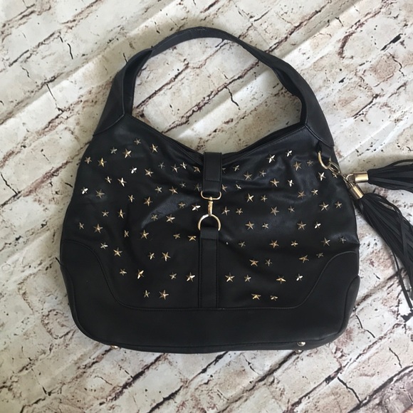 Yoki | Bags | Yoki Black Studded Shoulder Bag | Poshmark